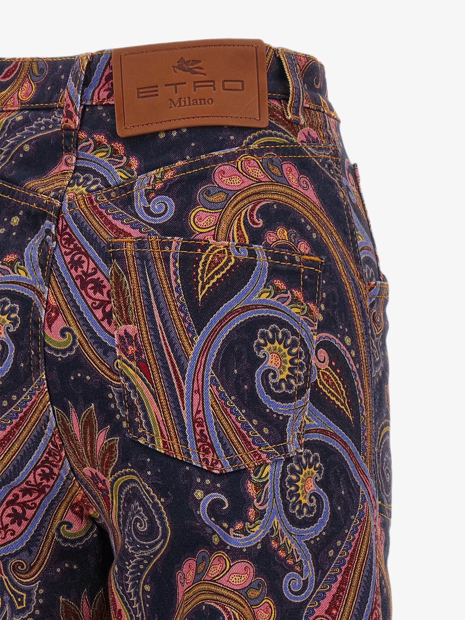 Джинсы ETRO Paisley-print flared jeans, размер 24 — фото 1