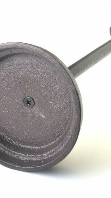 Держатель для бумажных полотенец напольный чугунный антикварный стиль высота 34 см — фото 1