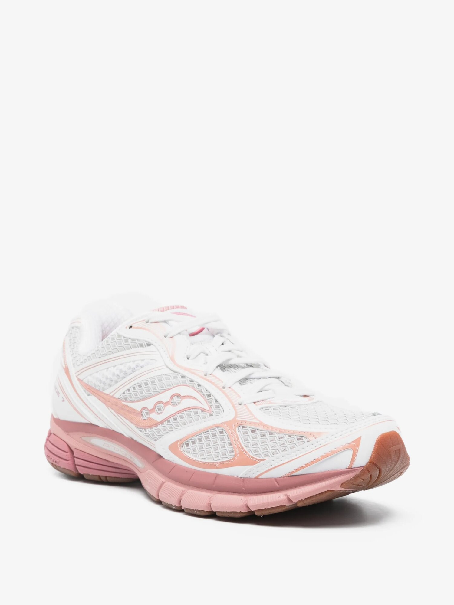 Кроссовки saucony Progrid Guide 7, размер 9.5 US, бежевый/белый — фото 1