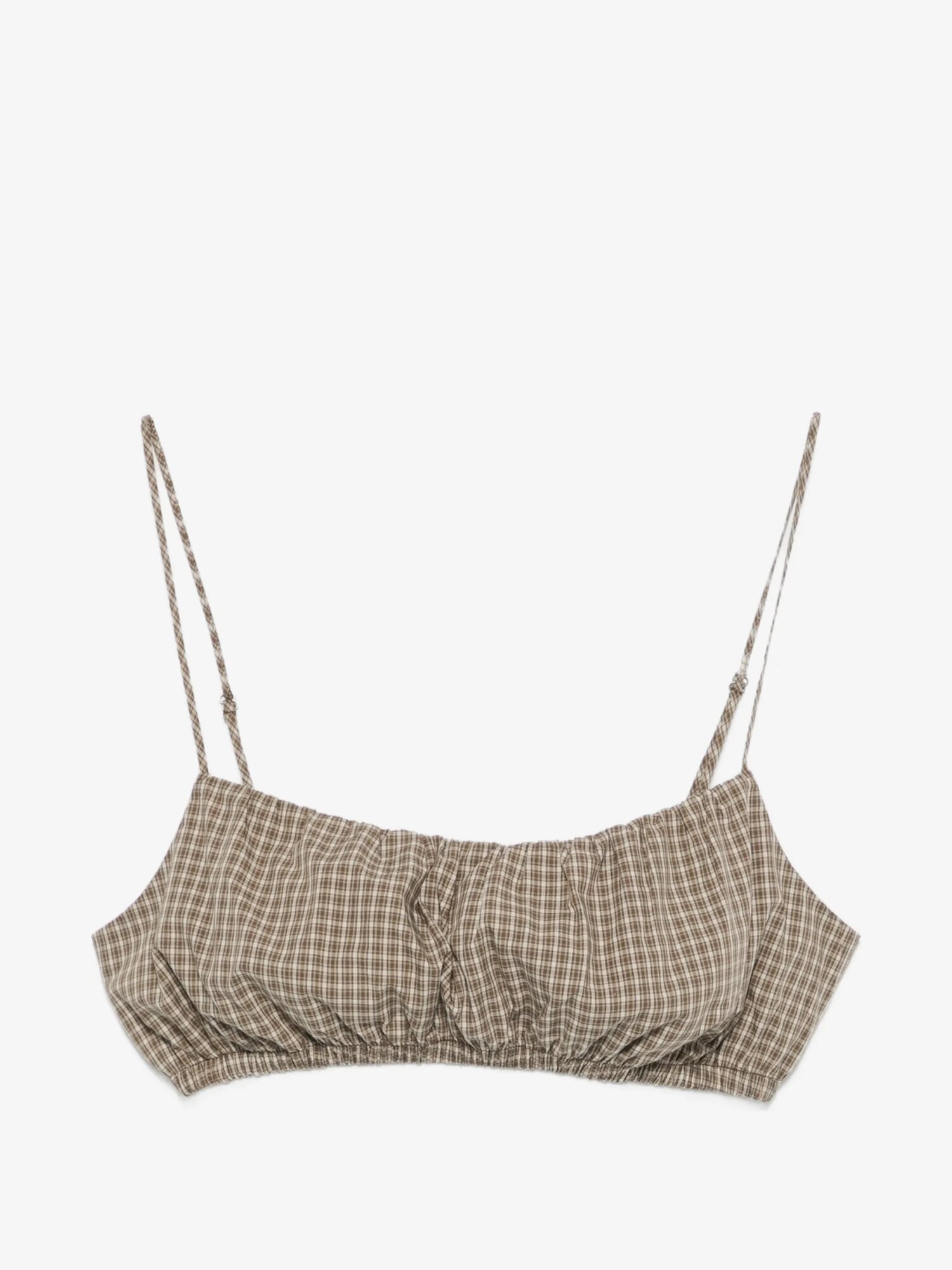 Бюстгальтер Mini-plaid-pattern bralette