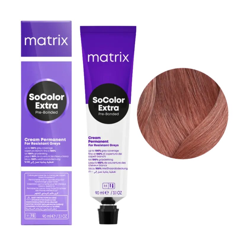 Matrix SoColor 508M - Светлый блондин мока 100% покрытие седины - 508.8, 90 мл