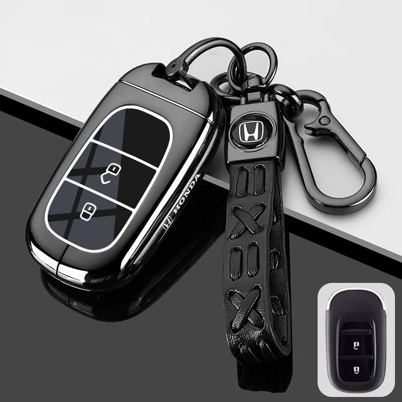 Ключchain с плетеной веревочной застежкой в гранатовом цвете для Honda Q Model
