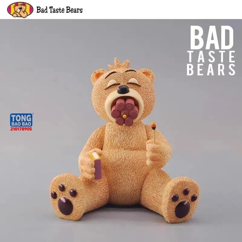 Коллекционная фигурка Bad Taste Bears (Великобритания) - Скульптура из премиального полистоуна, 7-12 см