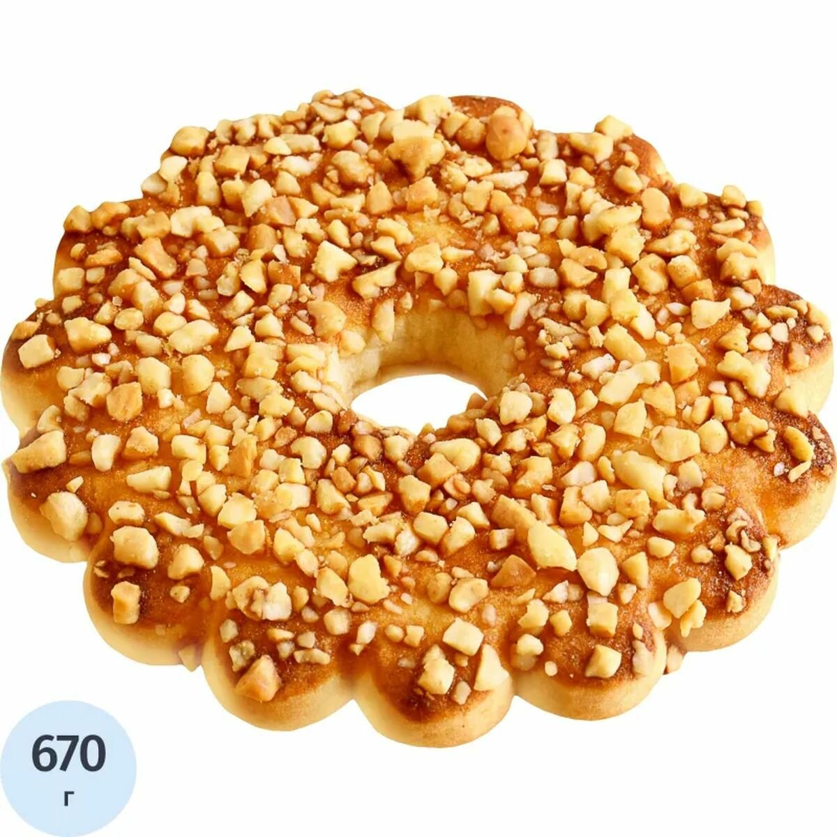 Печенье Деловой стандарт Коржик с орехом 670г (2267364)