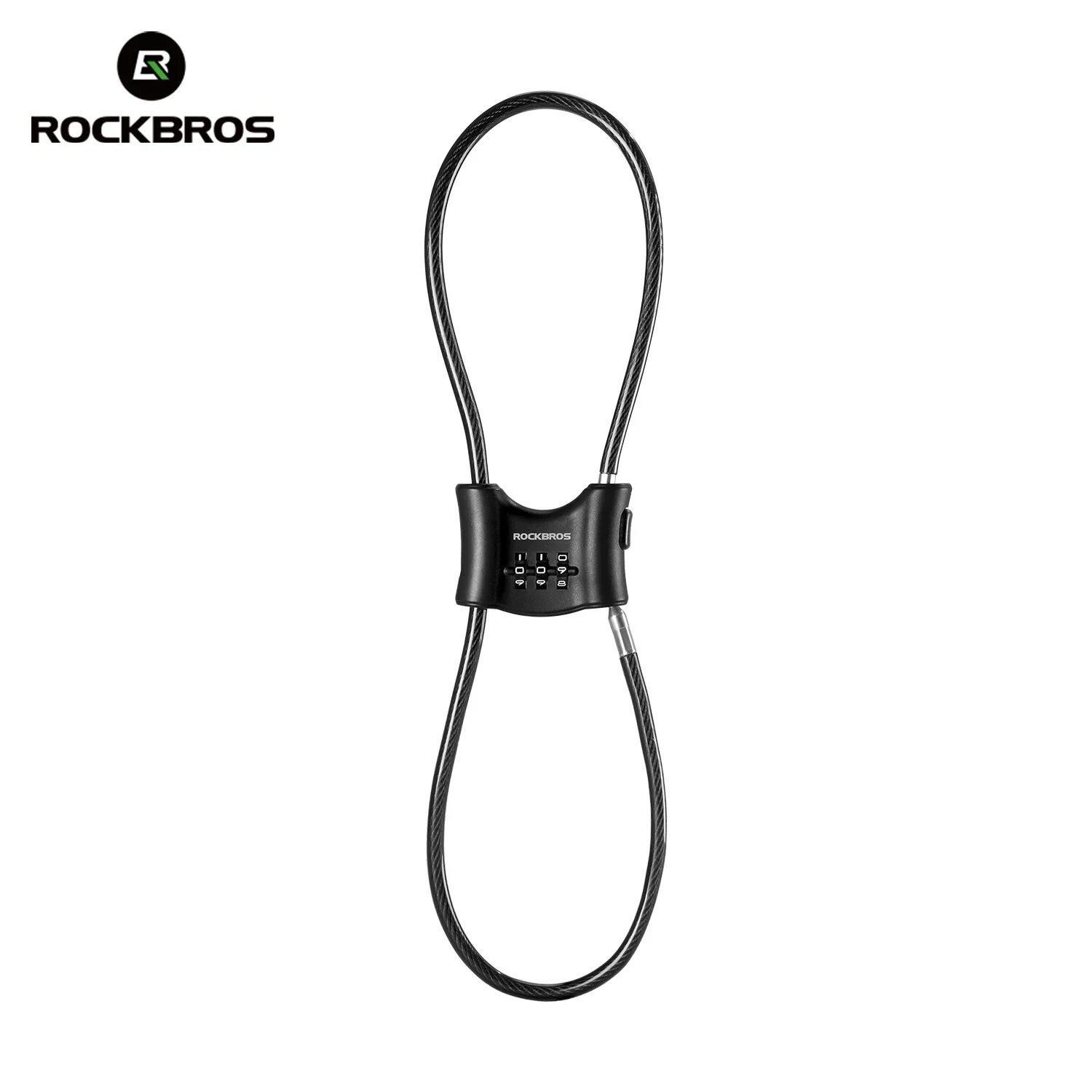 ROCKBROS Тросовый велосипедный замок DL1007-BK