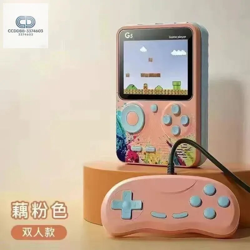 Портативная игровая приставка с 500 встроенными играми, перезаряжаемый аккумулятор