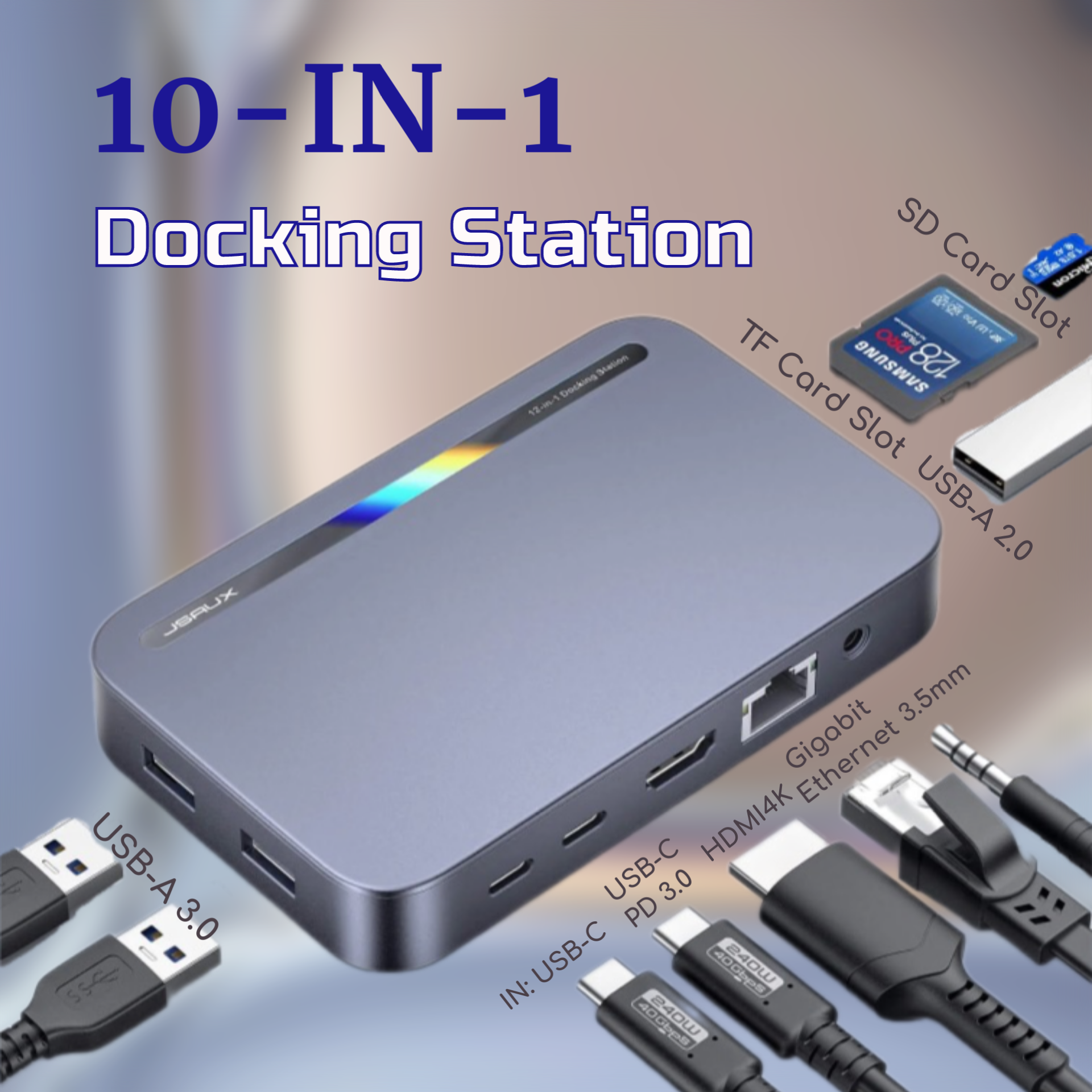 Док-станция 10 в 1 JSAUX MP03L OmniCase 2 Lite