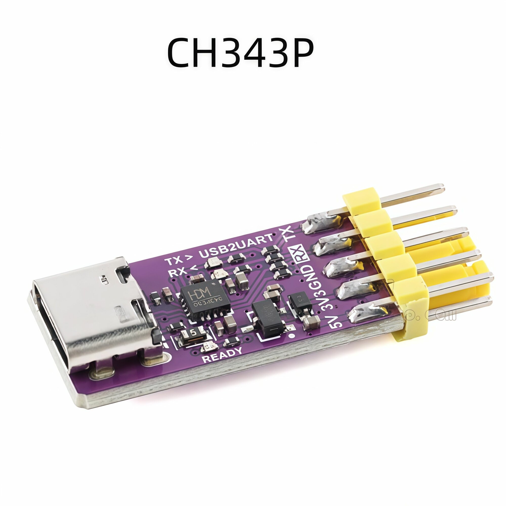 Модуль CH343P преобразователь USB в TTL/UART, преобразователь USB в высокоскоростной асинхронный последовательный порт для микроконтроллеров, устройство для программирования и загрузки данных