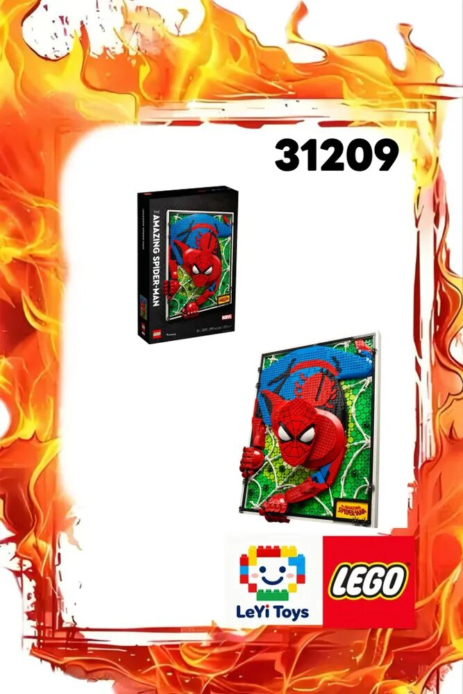 Конструктор LEGO Art 31209 Невероятный Человек-Паук