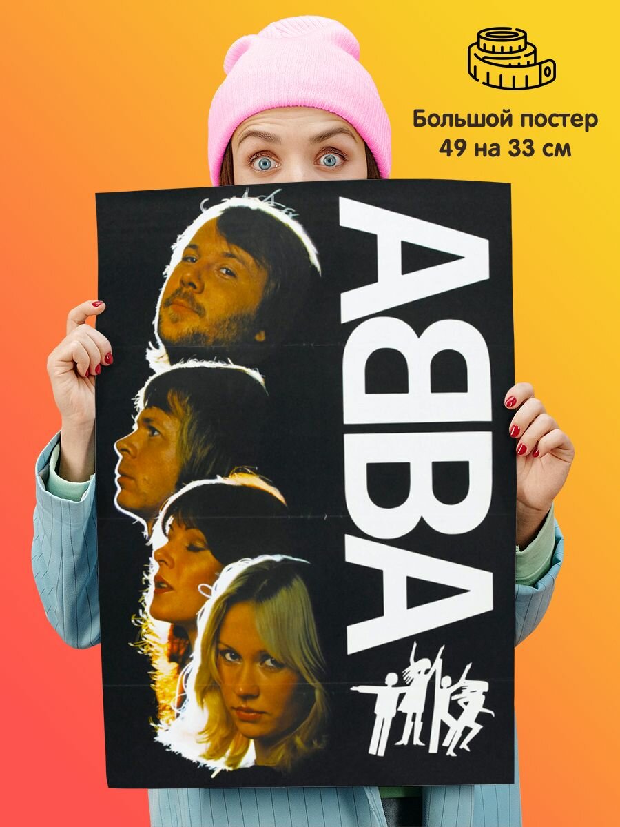 Постер плакат ABBA Абба