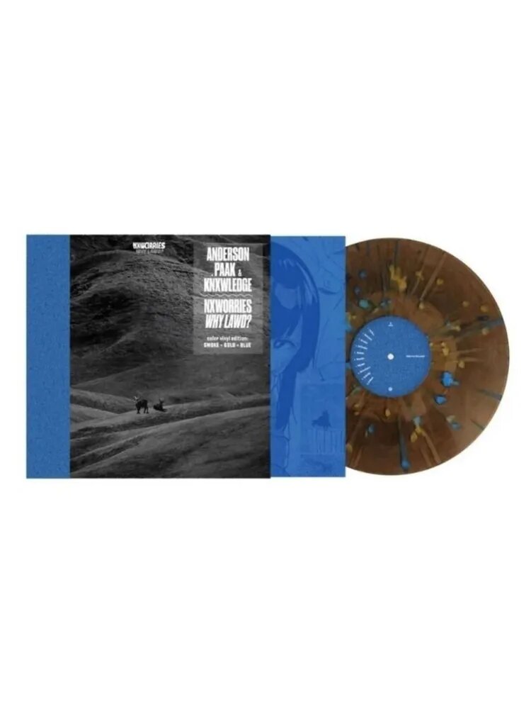 Виниловая Пластинка NxWorries - Why Lawd? Vinyl, LP, Album, Gold/Blue Splatter,