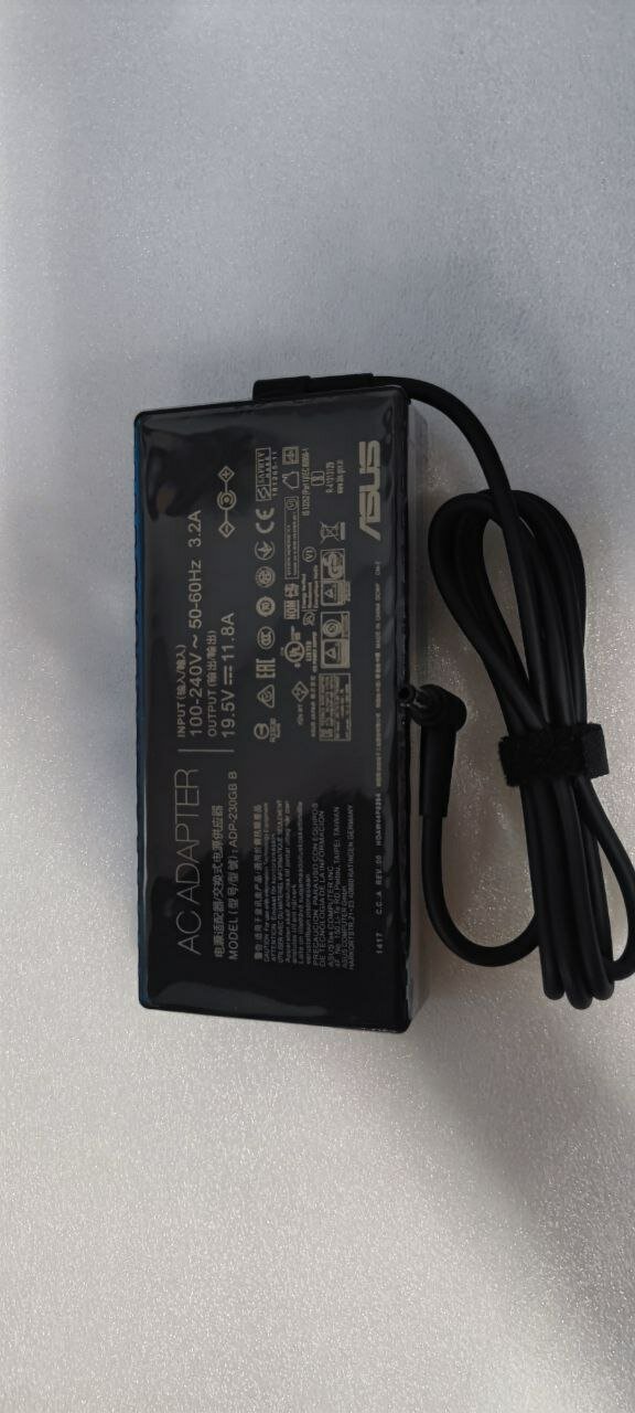 Блок питания Asus 5.5x2.5мм, 230W (19.5V, 11.8A), ORG (rectangular new type)