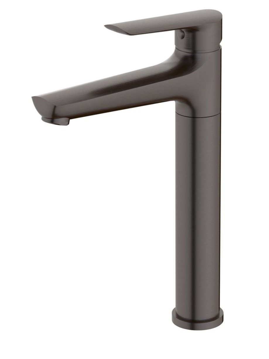 Смеситель Esko Lagos LG25GM Gun Metal для раковины высокий