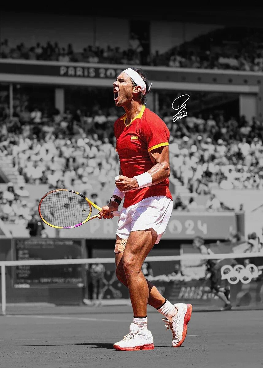 Постеры тенниса Eugenie Bouchard Roger Federer печать на холсте 18, 50X70cm Unframed