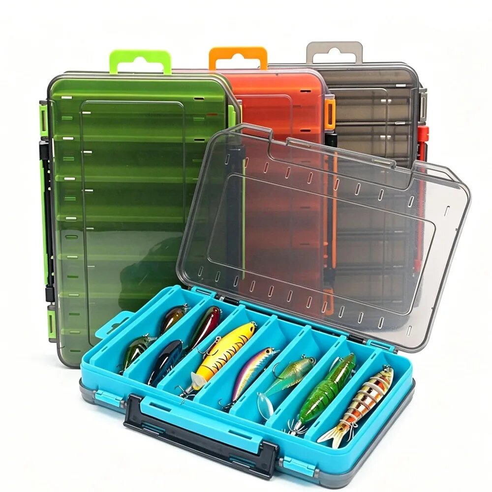 Коробка для рыболовных снастей Double Sided S Blue S