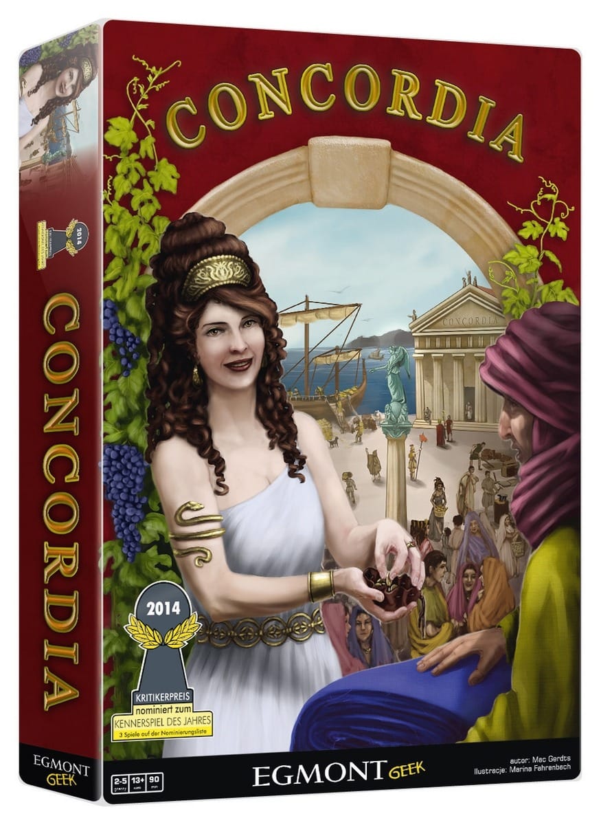 Настольная игра Egmont Concordia, разноцветный