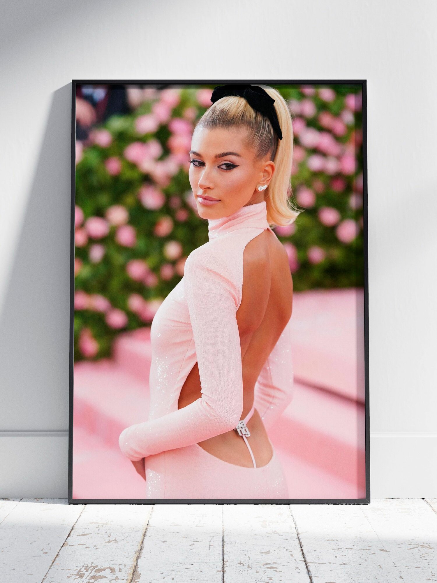 Плакат на стену для интерьера Хейли Бибер (Hailey Bieber 12) - Постер по модели, бренду и моде формата A4 (21x30 см)