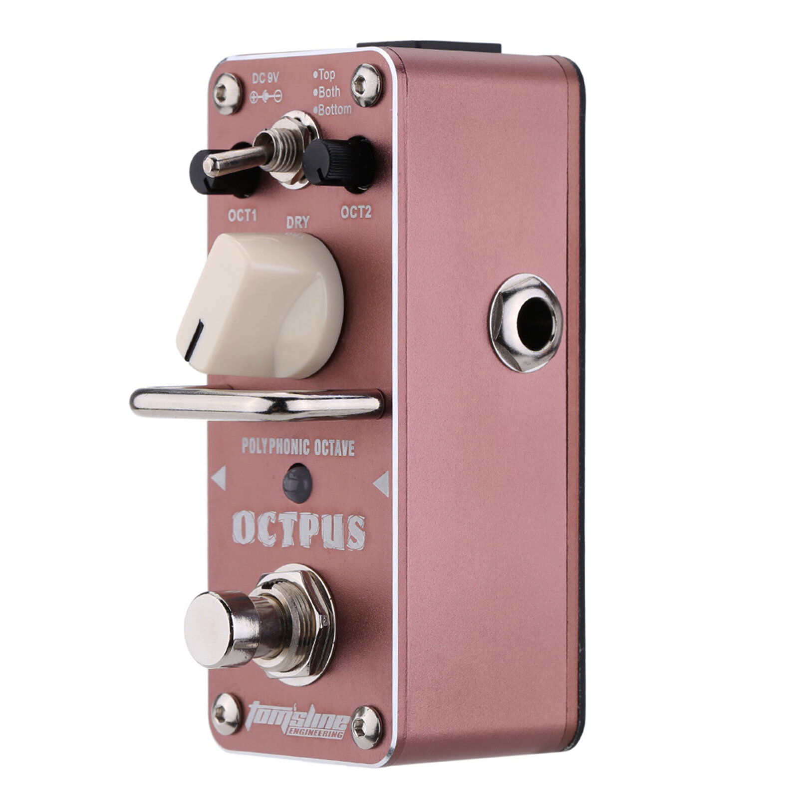 AROMA AOS-3 Octpus Полифоническая педаль эффектов для электрогитары Octave Mini Single Effect с True Bypass