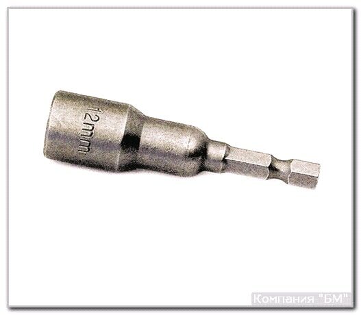 Головка шестигранная магнитная 6 х 65мм для шуруповерта*********