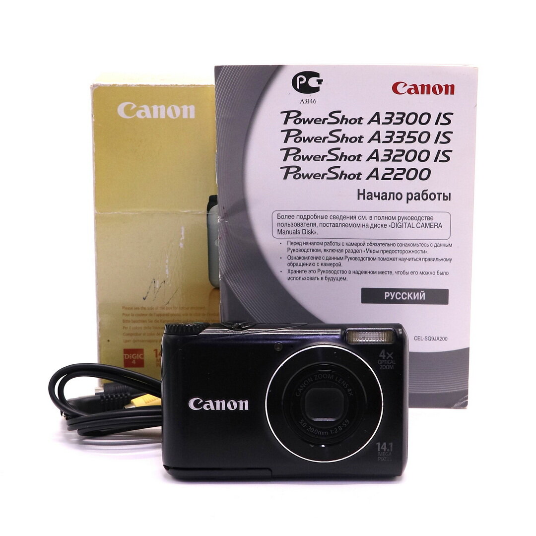 Фотоаппарат Canon PowerShot A2200 в упаковке