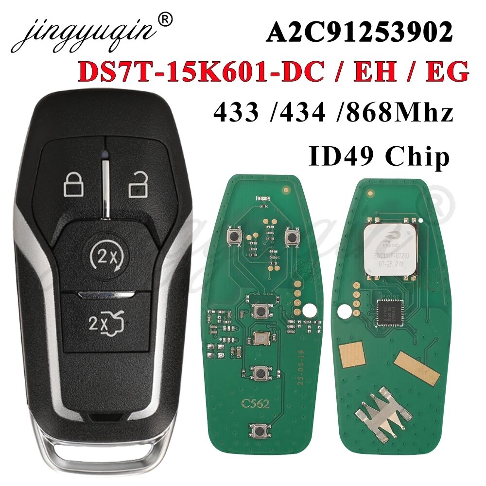 Беспроводной брелок 434MHz ID49 Ford Mustang Mondeo Kuga
