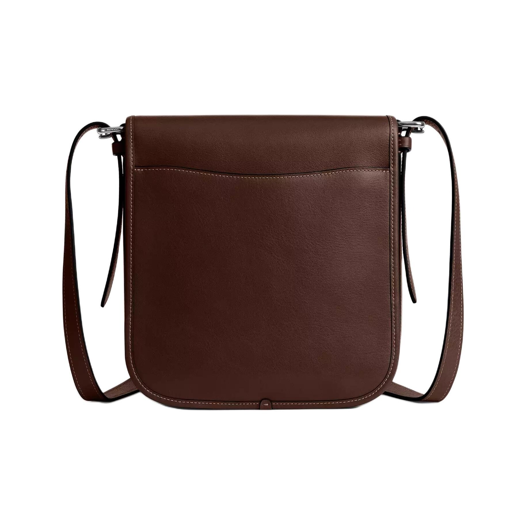 Сумка Coach Hitch, фактура стеганая, темно-коричневый — фото 1