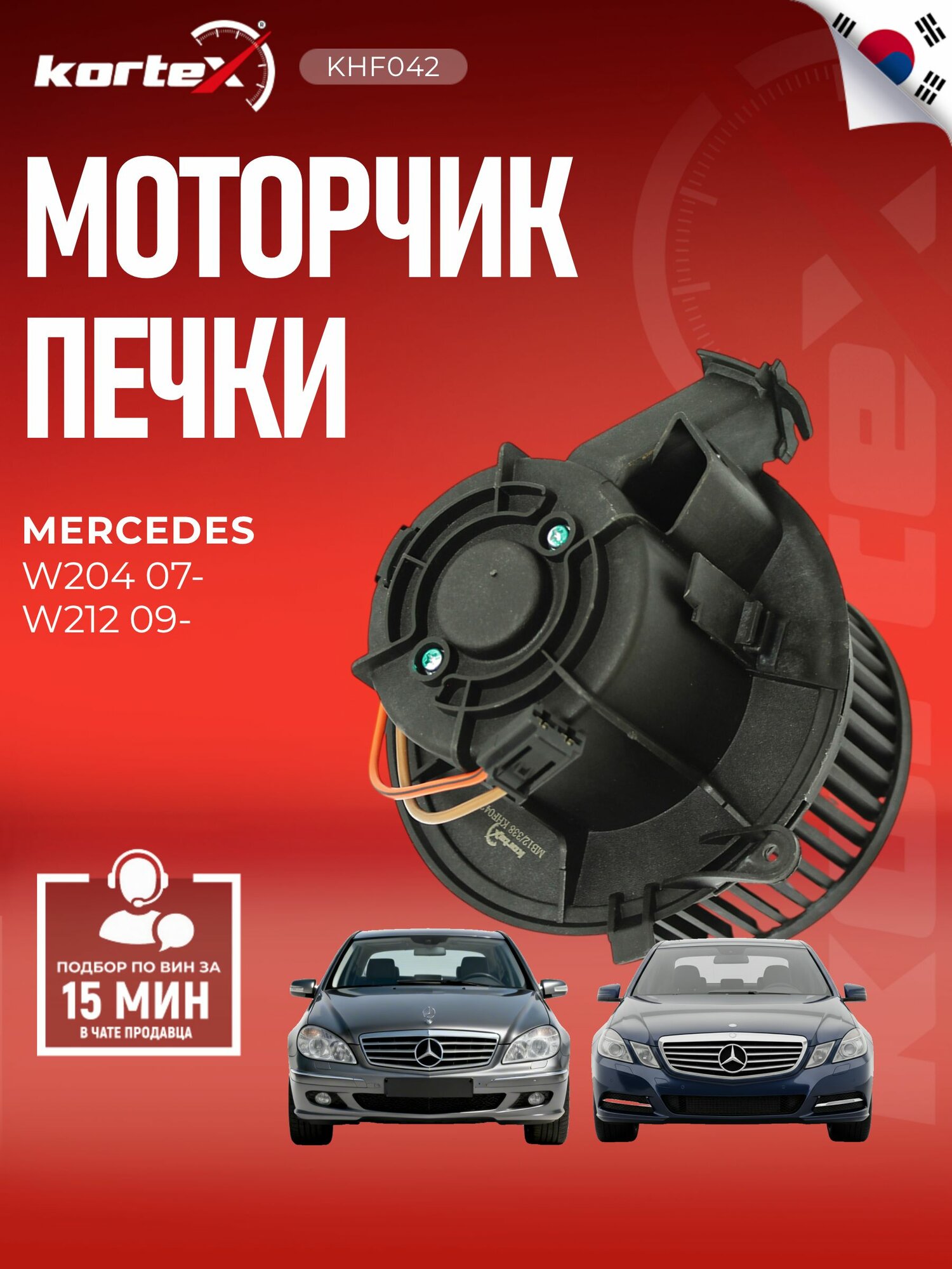 Мотор (вентилятор) отопителя Мерседес Бенц АМГ, С-Класс, CLS, Е класс, GLK, Sl RF1689, PFN446, MZZ0284YD