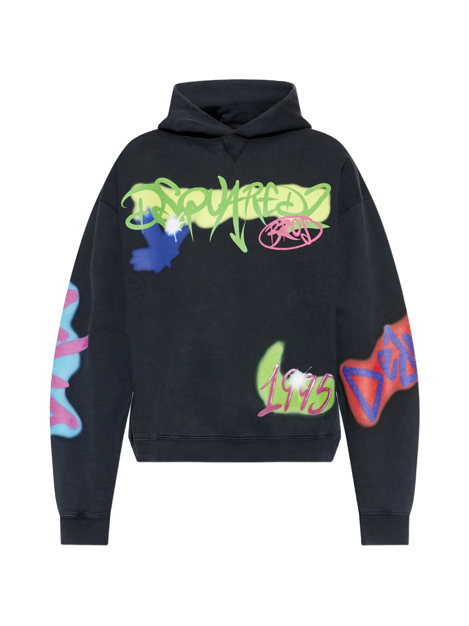 Худи Graffiti-print hoodie