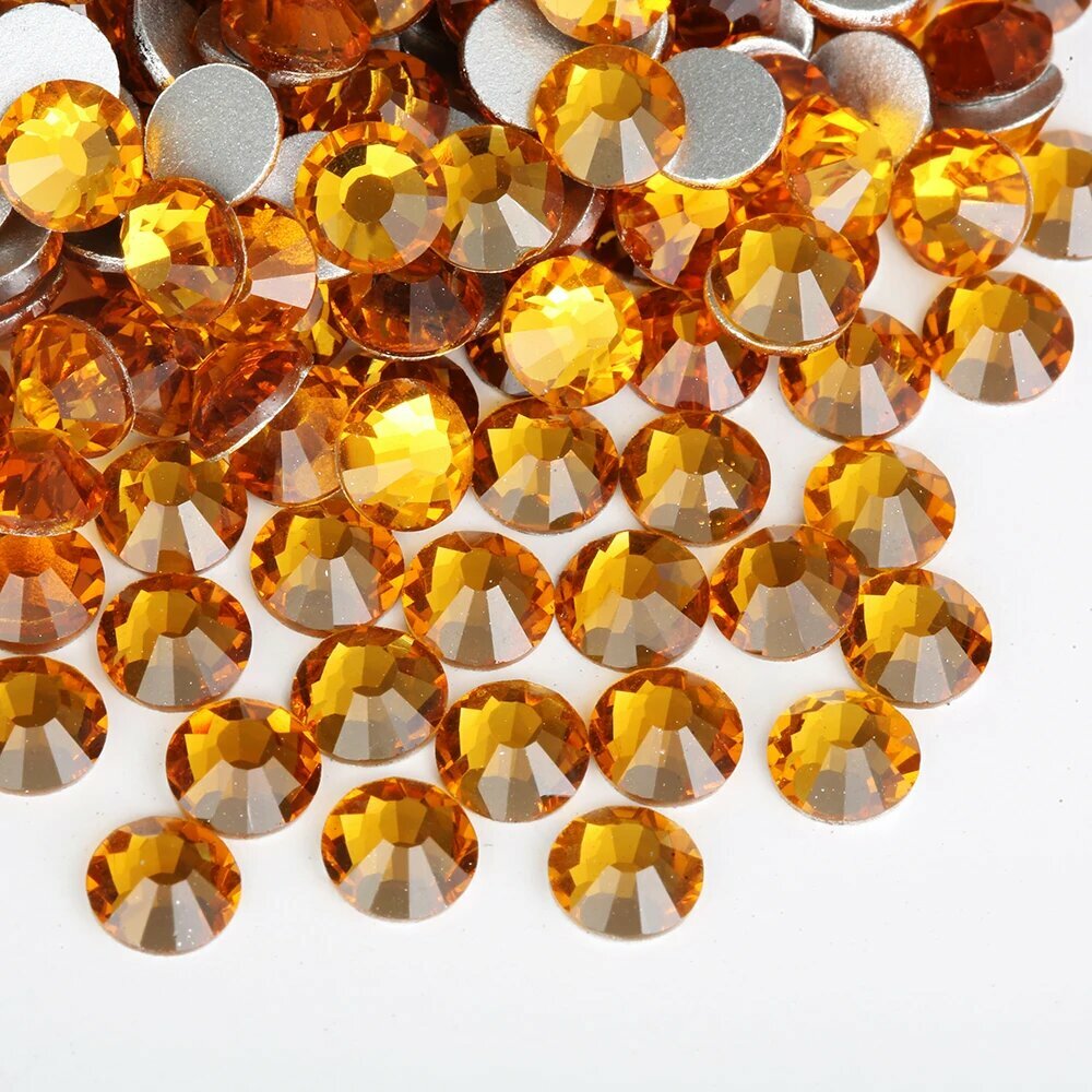 Стразы стеклянные Topaz SS16, 1440шт