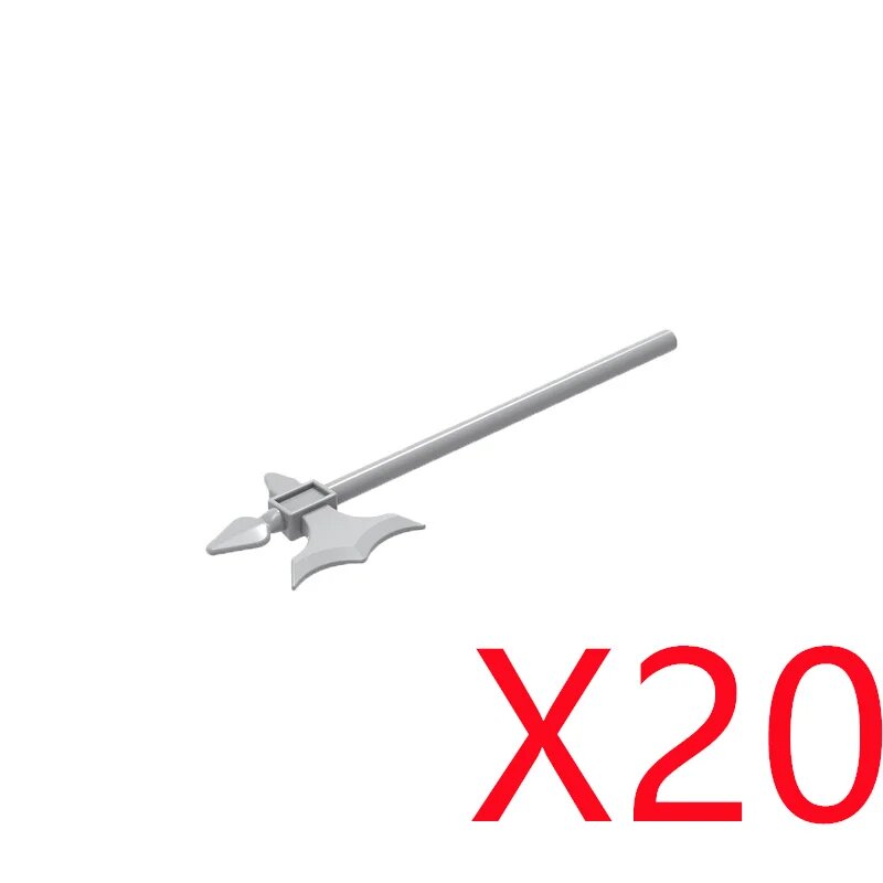 Средневековые топоры, строительные блоки EA165-20PCS