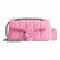 Сумка Coach, фактура плетеная, розовый,