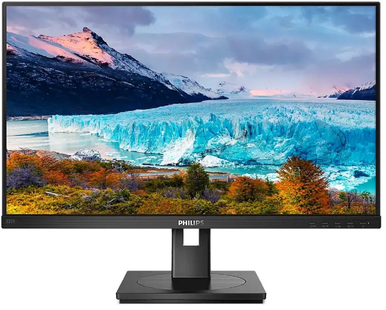 Монитор Philips 21,5" 222S1AE, 16:9, IPS, FHD, 4ms, 250cd, 75Hz, VGA, DVI, HDMI, DP, SPK, HAS