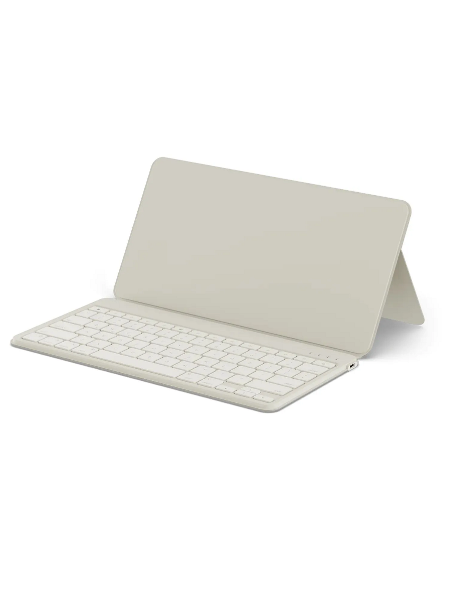 Клавиатура беспроводная с подставкой Satechi OntheGo Bluetooth Keyboard With Stand. Цвет: песочный