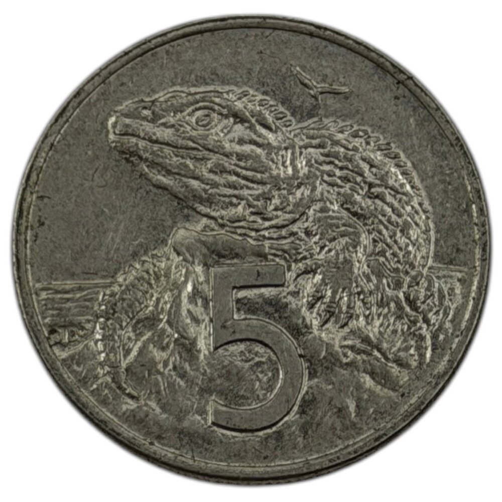 Новая Зеландия 5 центов 1989 г.