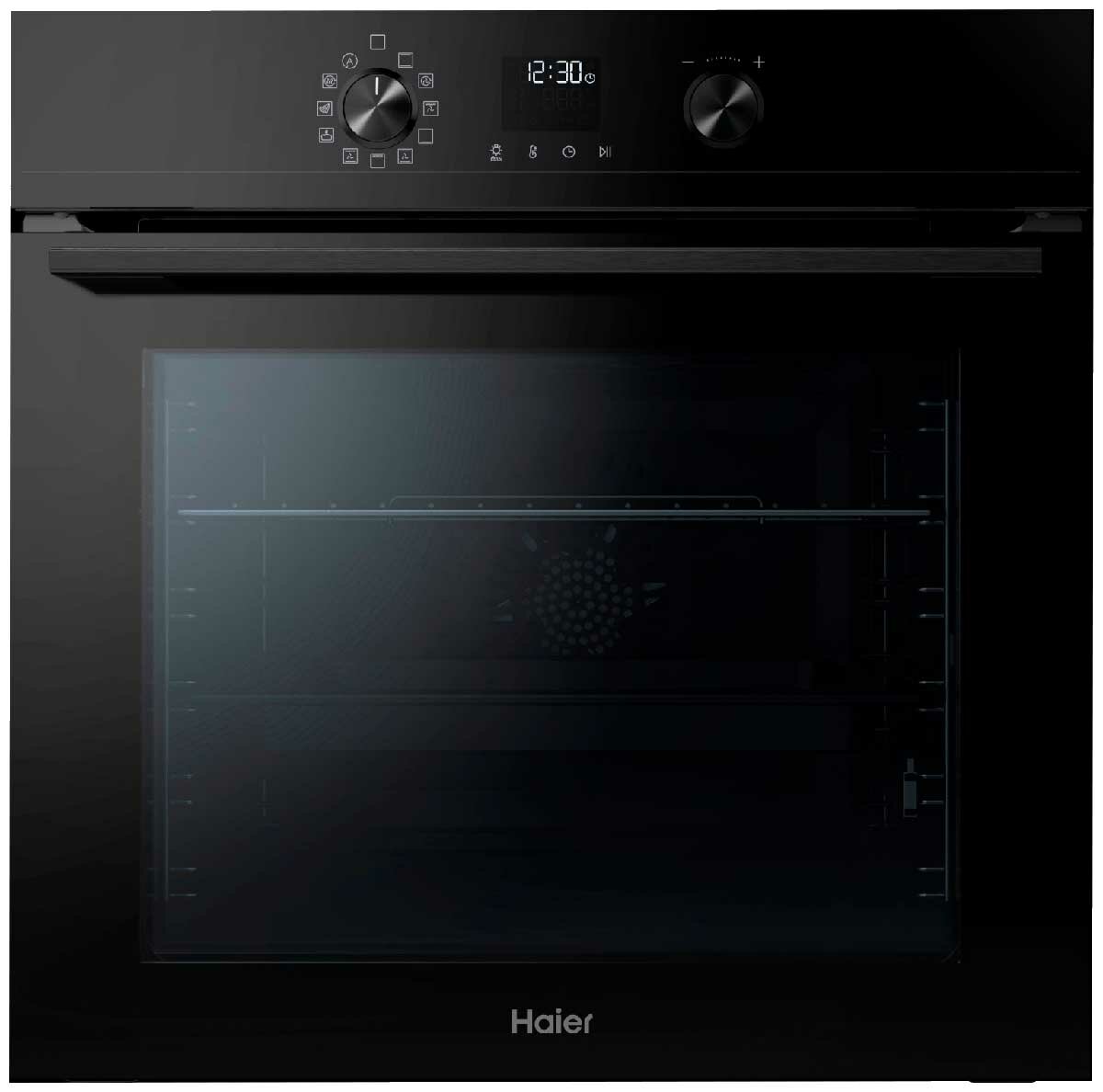 Духовой шкаф Haier HOQ-K4AAN3GB, электрический, встраиваемый, черный