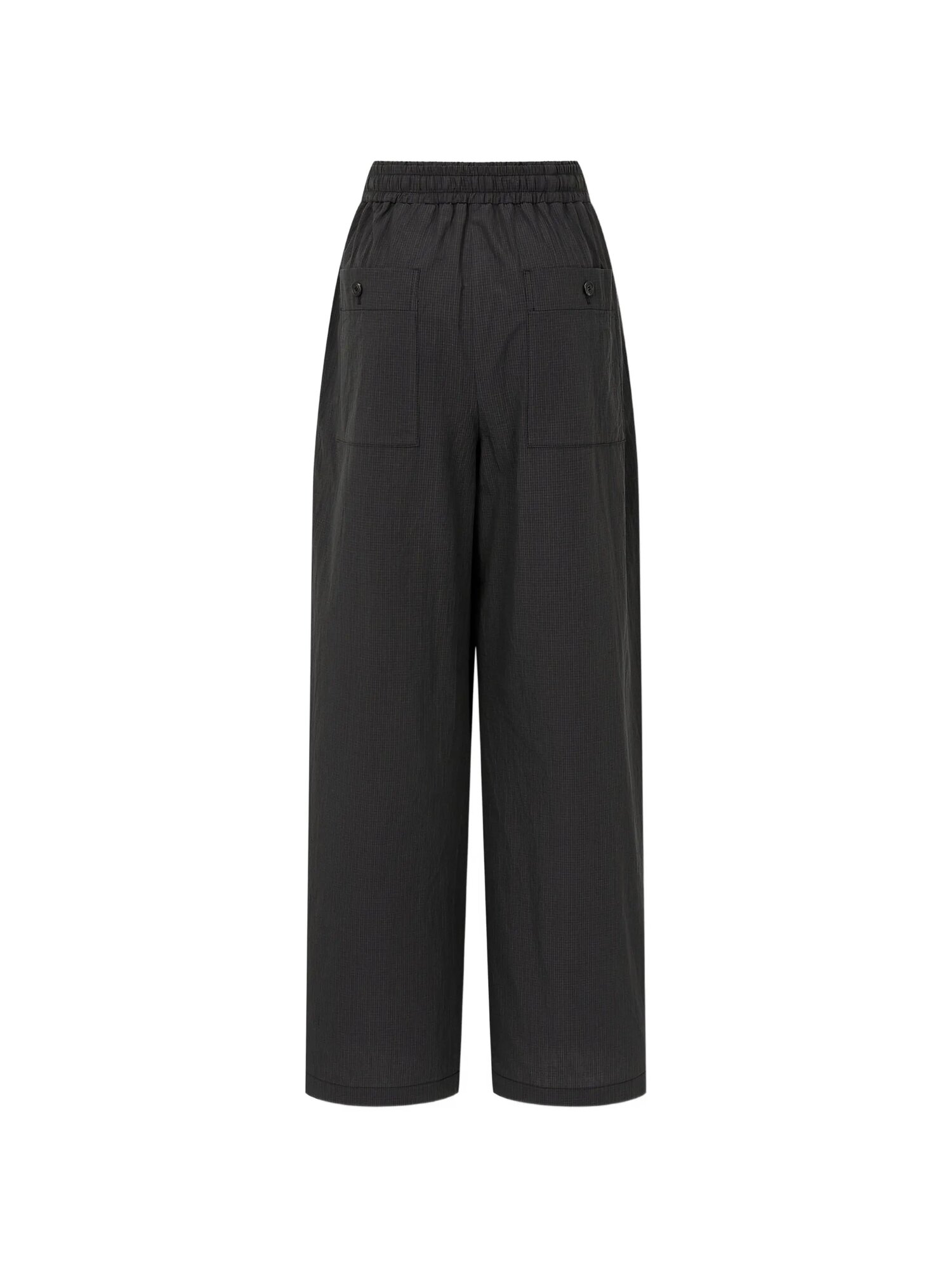 Брюки STUDIO TOMBOY Check-pattern drawstring trousers, размер OneSize, коричневый — фото 1
