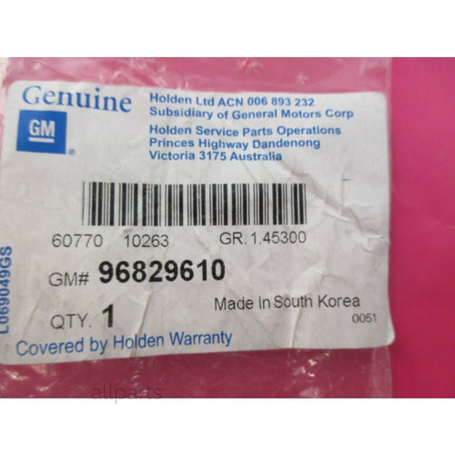 GENERAL MOTORS 96829610 пробка масляного поддона двигателя/PLUG