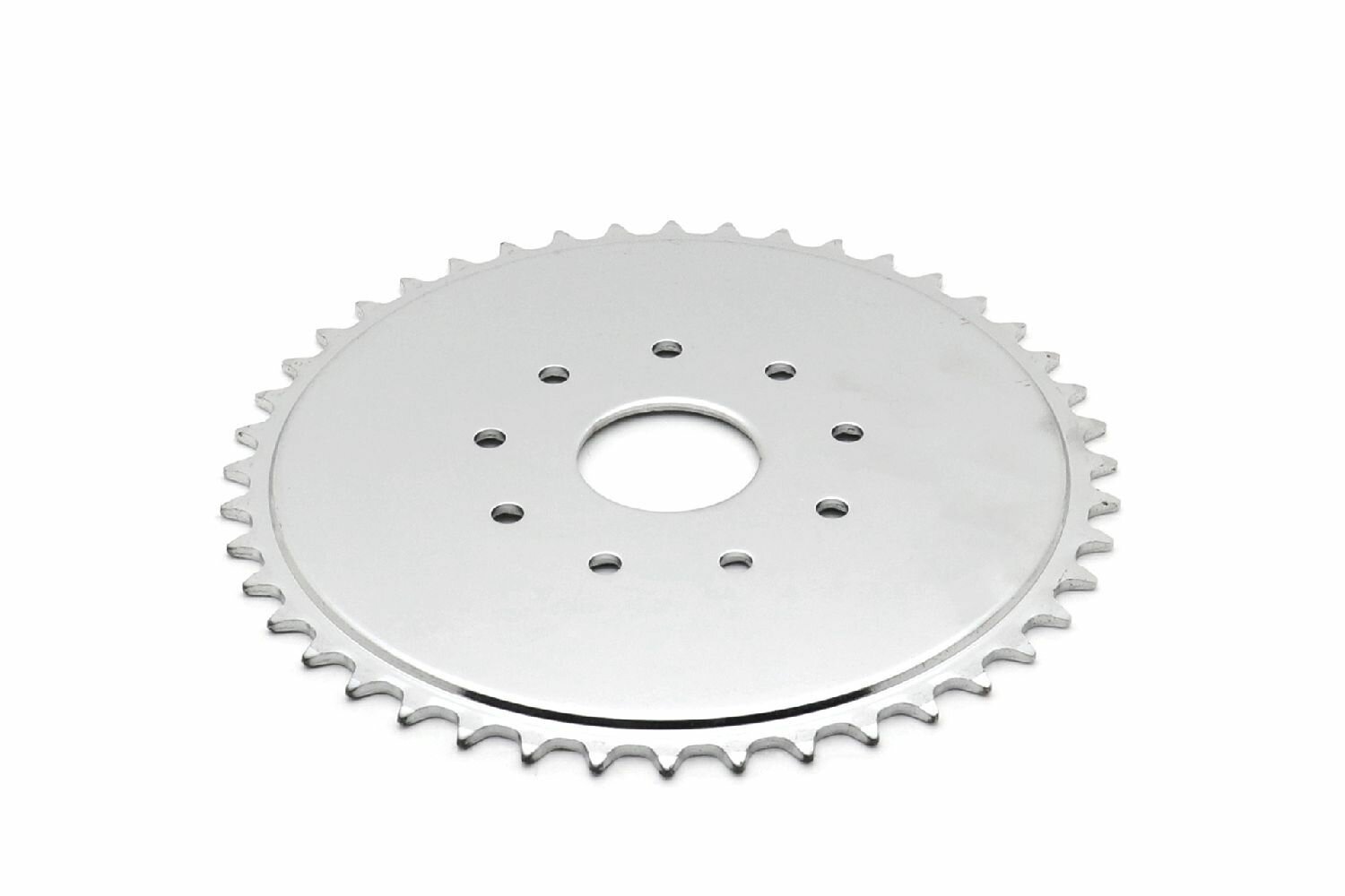 Звезда ведомая 44z F50, F80, NR50, NR80, T100,72(8P) (9 отверстий) хром