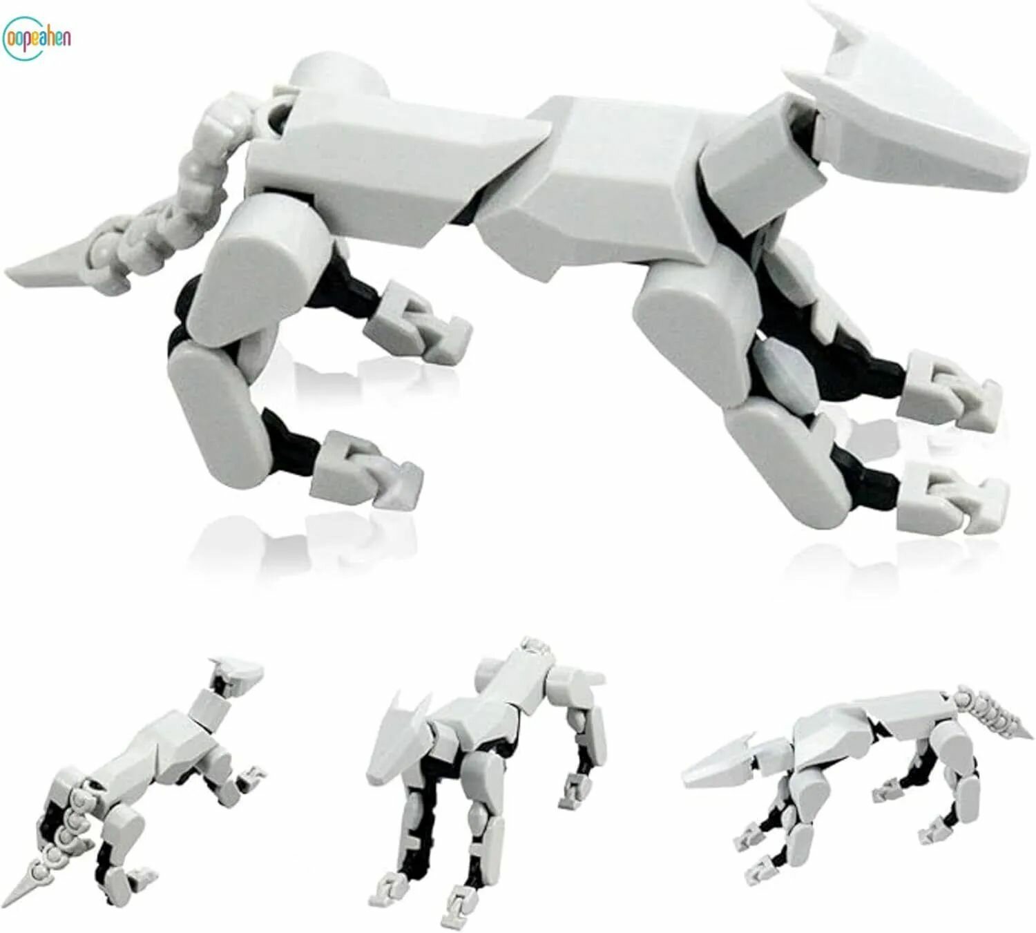 T13 Action Dog 3D печать подвижная шарнирная экшн-фигурка робот собака