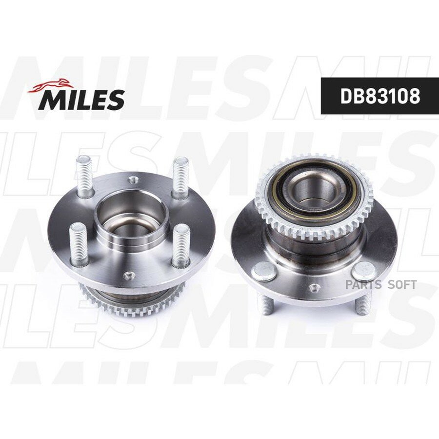 MILES DB83108 Ступица с подшипником задняя +ABS MAZDA 323 89-04. ()