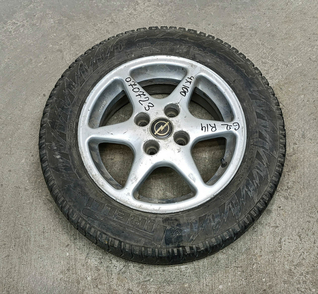 Диск литой R14 VW Golf 2 (4x100, DIA: 60)