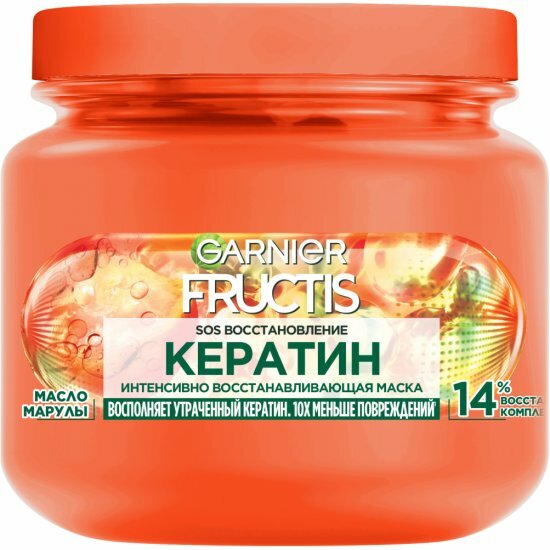 Маска для волос Garnier FRUCTIS SOS Восстановление Кератин, 300 мл