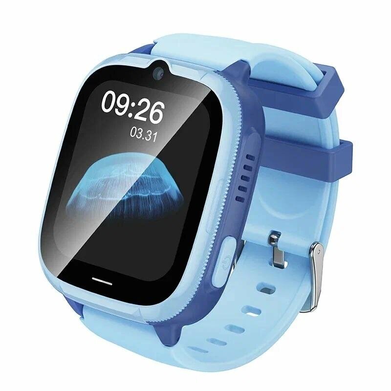 Смарт-часы детские Hoco Y106 4G Watch синий, EU