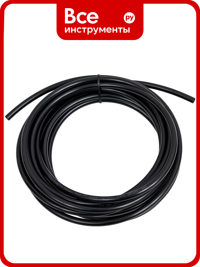 Трубка-шланг полиамидная 10x8 ZEFLEX Чёрный 10 метров PA 10x8 ZEFLEX BLACK Gapex ZEFLEX black/10m