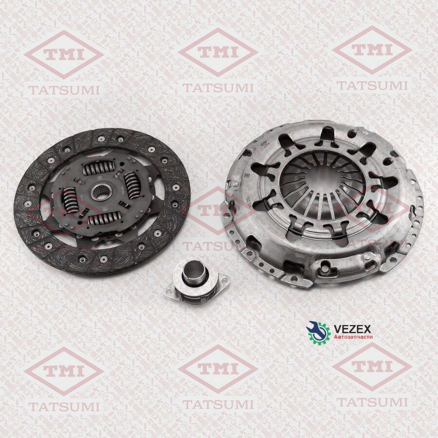 TATSUMI TDH1009 Комплект сцепления [220 mm] AUDI A1/A2/A3 02-SKODA Octavia/Fabia/Rapid/Yeti99-VW Passat/Polo/Beetle/Caddy/Eos/Golf/Jetta/Touran 04-SEAT Altea/Cordoba/Ibiza/Leon/Toledo 05- TDH1009