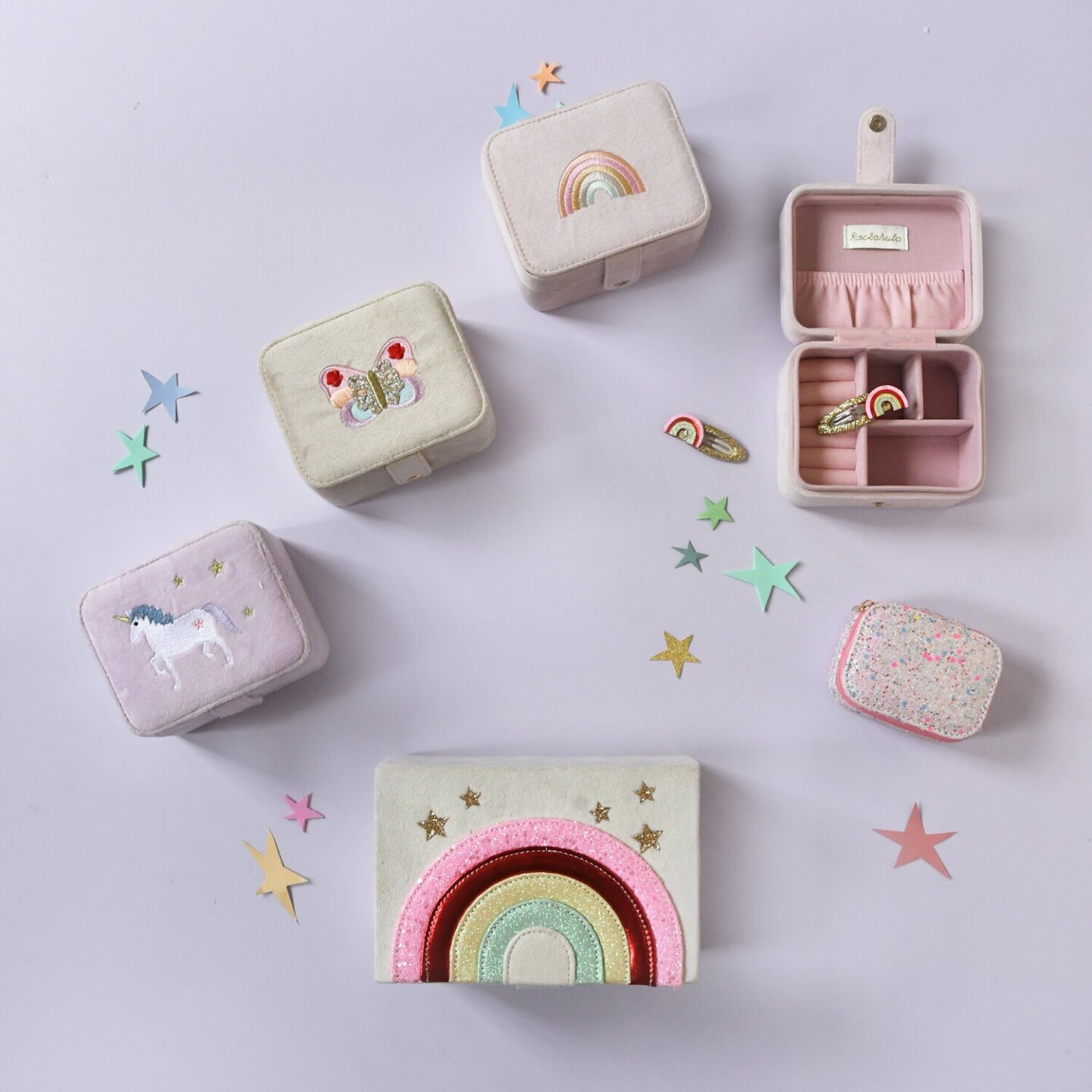 Шкатулка Rainbow Confetti Glitter Mini — фото 1