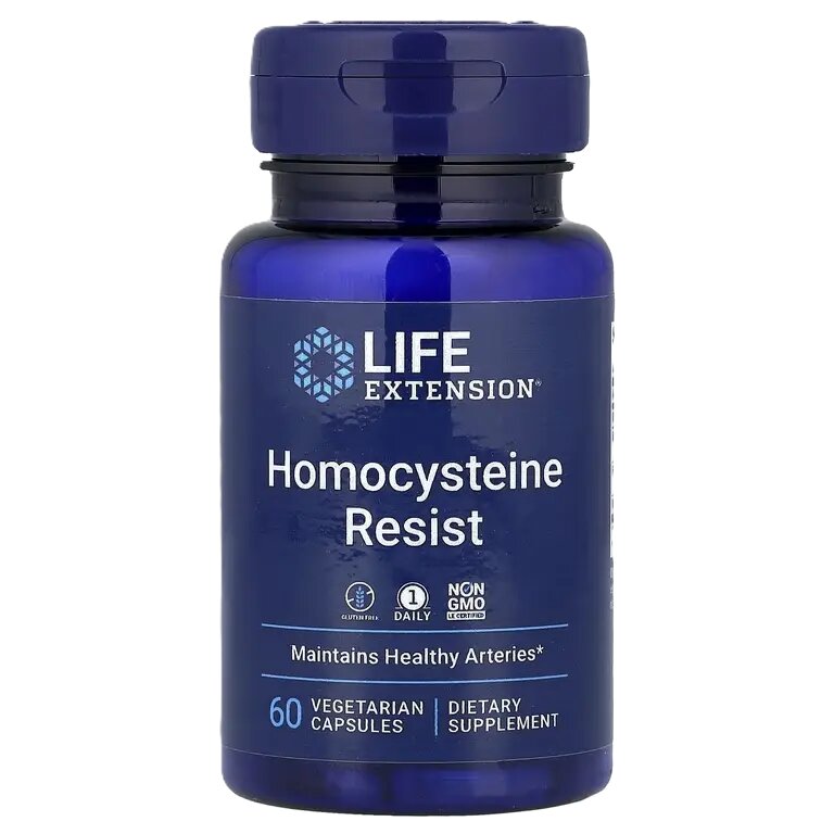 Life Extension Гомоцистеин резист капсулы массой 389 мг 60 шт