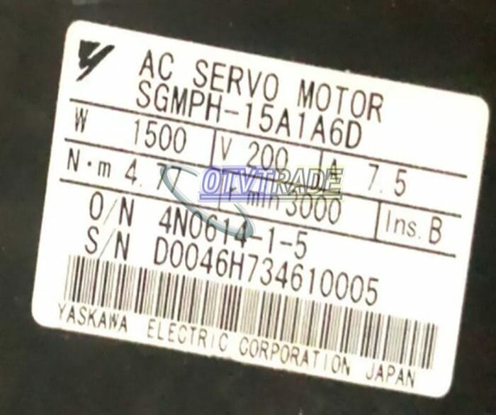 Модуль YASKAWA SERVO MOTOR SGMPH-15A1A6D
