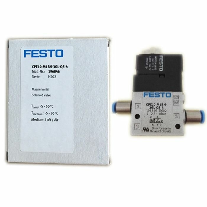 Модуль FESTO solenoid valve CPE10-M1BH-3GL-QS-4 196846
