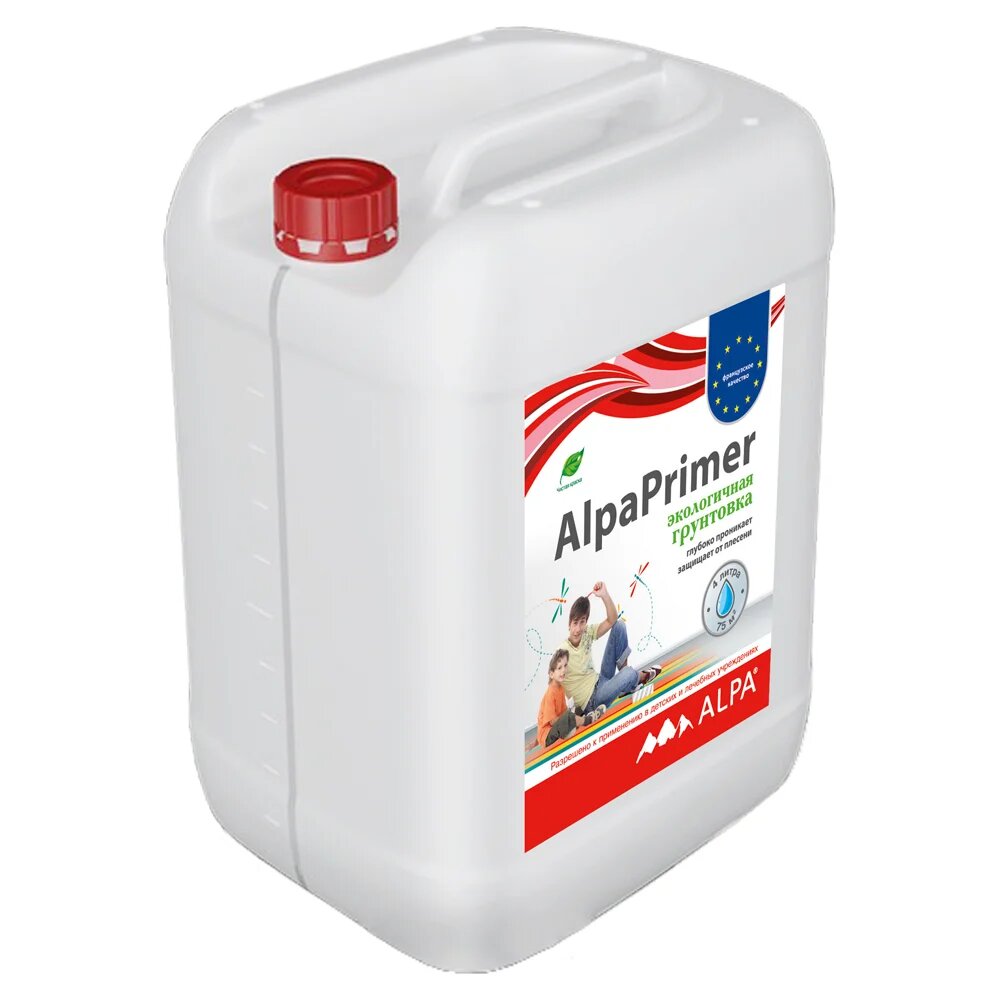 Грунтовка акриловая ALPA ВД PRIMER (альпапраймер) 4 л (4 кг) 3488570025383